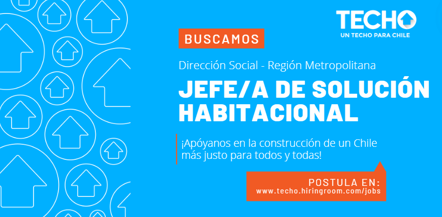 ¡Oportunidades de Empleo en TECHO-Chile!
